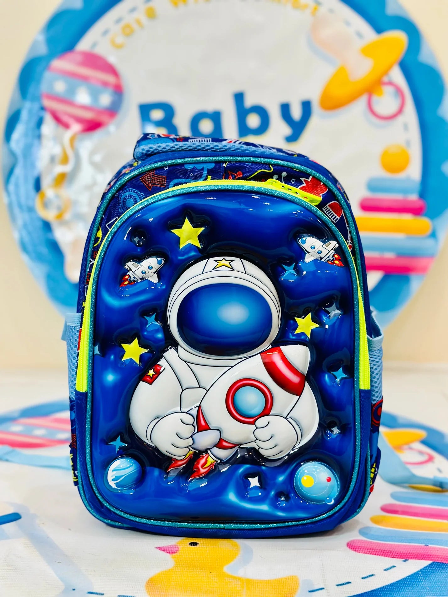3D Space School Bag Lightweight Backpack 12-13 Inch – BabySpot