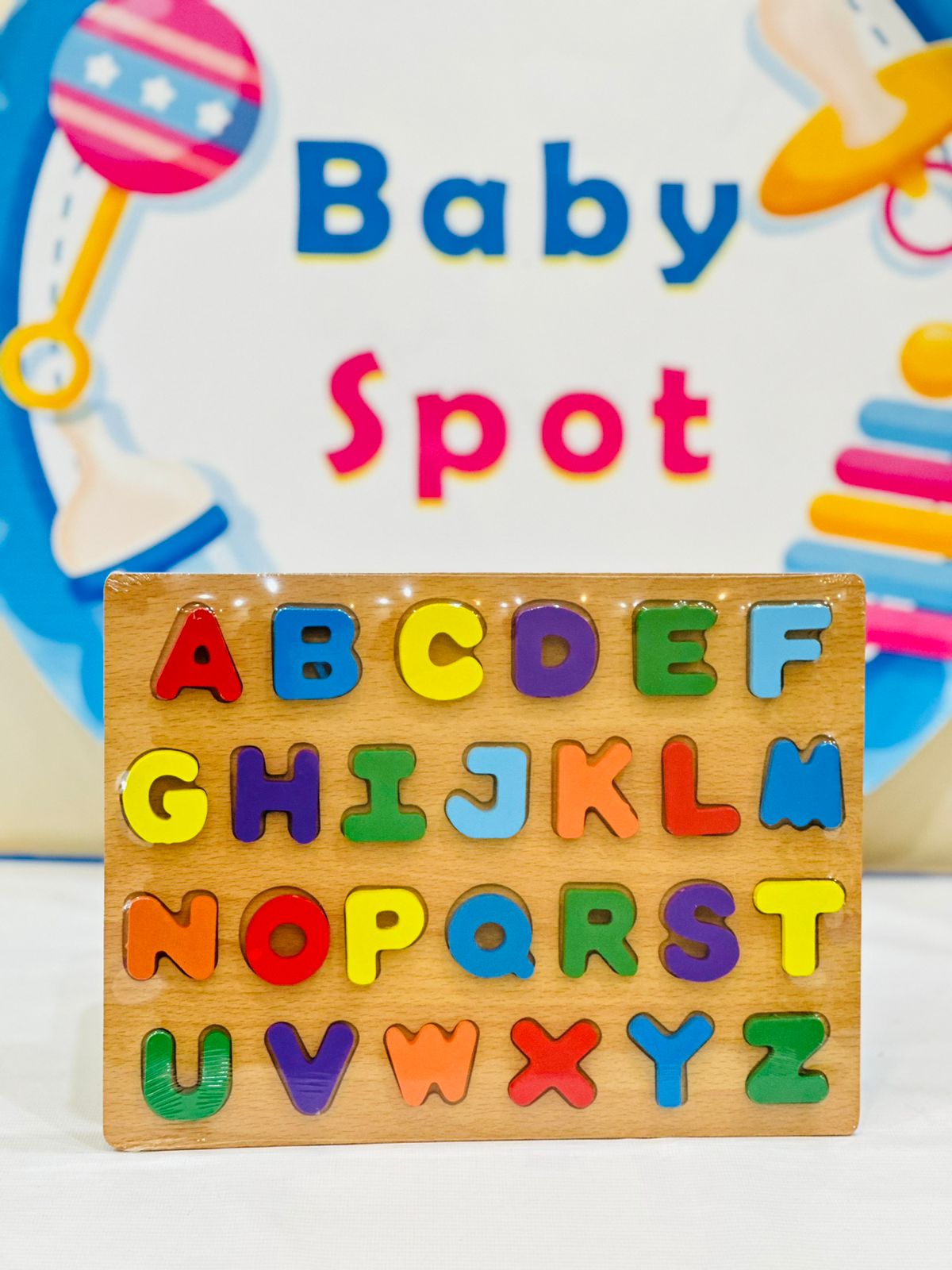 Kids Learning Wooden ABC Puzzles Collection – BabySpot